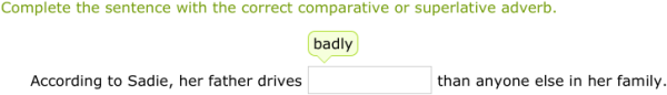 IXL | Well, better, best, badly, worse and worst | Grade 9 English ...