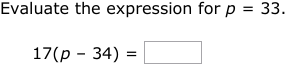 IXL | Evaluate one-variable expressions | Grade 8 math
