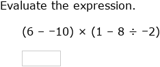 IXL | Evaluate numerical expressions involving integers | Grade 8 math