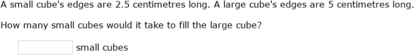 IXL | Volume of cubes and rectangular prisms: word problems | Grade 7 math