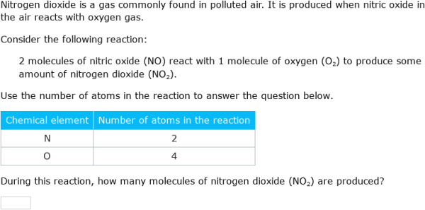 IXL | Count atoms and molecules in chemical reactions | Grade 7 science