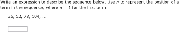 IXL | Write variable expressions for arithmetic sequences | Grade 8 math