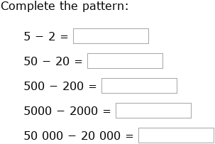 IXL | Subtraction patterns over increasing place values | Grade 5 math