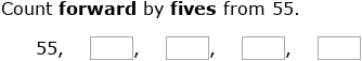 IXL | Count forward by twos, fives and tens - up to 100 | Grade 2 math
