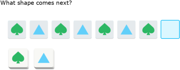 IXL | What comes next? | Jr. kindergarten math