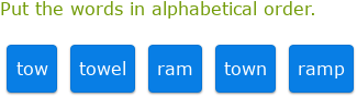 IXL | Alphabetical order | Grade 6 English language arts