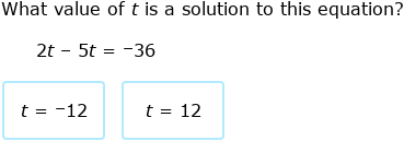 IXL | Which x satisfies an equation? | Grade 7 math