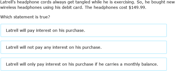 IXL | Debit cards and credit cards | Grade 5 math