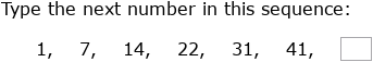 IXL | Complete an increasing number pattern | Grade 4 math