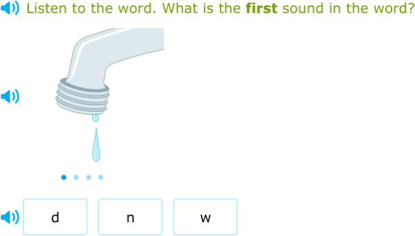 IXL | Identify each sound in a word | Grade 1 English language arts