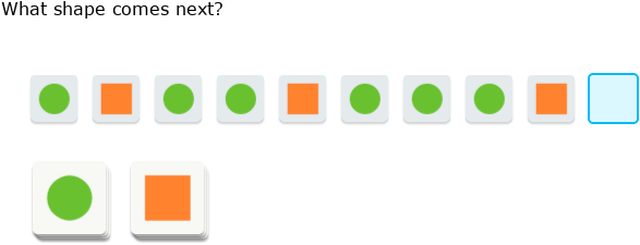 IXL | Find the next shape in a growing pattern | Grade 3 math
