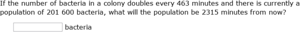 IXL | Exponential growth and decay: word problems | Grade 11 math