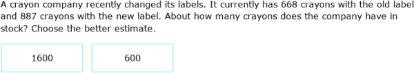 IXL | Estimate sums and differences: word problems | Grade 3 math