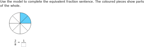 IXL Find Equivalent Fractions Using Area Models One Model Grade 3 Math
