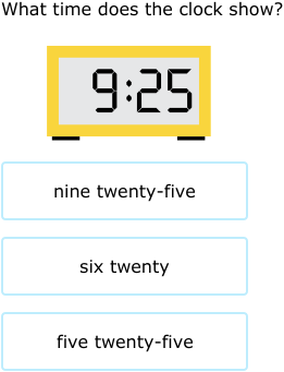 IXL | Match clocks and times | Grade 4 math