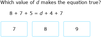 IXL | Which value makes the equation true? | Grade 5 math