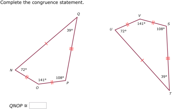 IXL | Congruence statements and corresponding parts | Grade 10 math