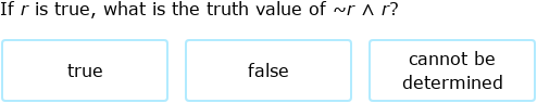 IXL | Truth values | Grade 10 math