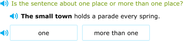IXL | One or more than one? | Grade 1 English language arts