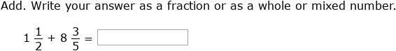 IXL | Add and subtract mixed numbers | Grade 8 math