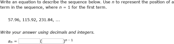 IXL | Write variable expressions for geometric sequences | Grade 9 math