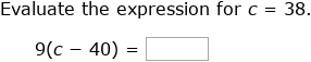 IXL | Evaluate linear one-variable expressions | Grade 8 math