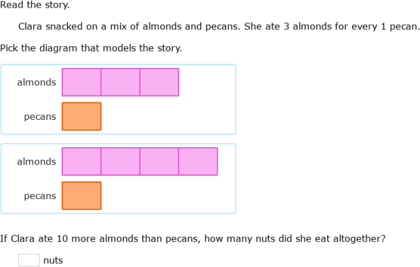 IXL | Use tape diagrams to solve ratio word problems | Grade 8 math