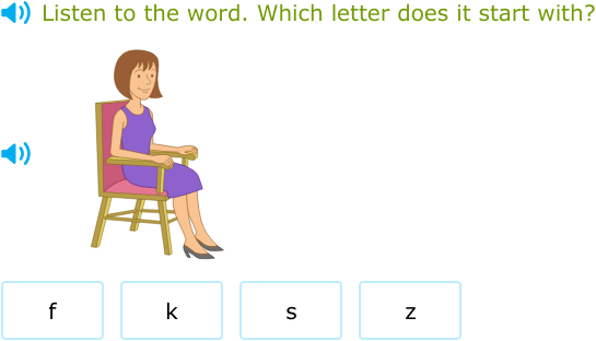 IXL | Which letter does the word start with? | Kindergarten English ...