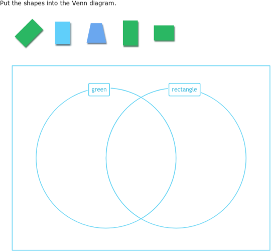 IXL | Sort shapes into a Venn diagram | Grade 3 math