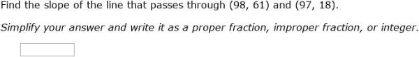 IXL | Find the slope from two points | Grade 10 math