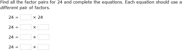 IXL | Find all the factor pairs of a number | Grade 4 math