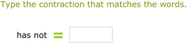 IXL | Form contractions with "not" | Grade 2 English language arts