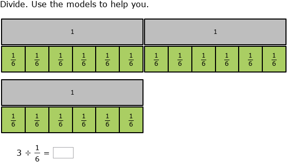 IXL | Divide whole numbers by unit fractions using models | Grade 5 math