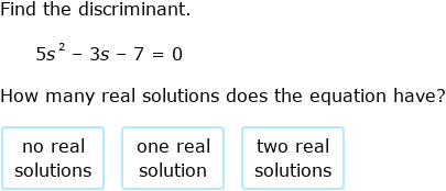 IXL | Using the discriminant | Grade 10 math