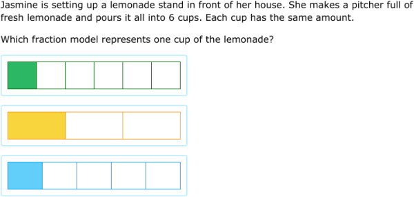 IXL | Unit fractions: modelling word problems | Grade 4 math