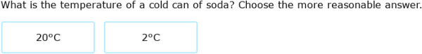 IXL | Choose the more reasonable temperature | Grade 5 math