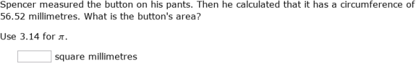 IXL | Circles: word problems | Grade 9 math