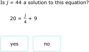 IXL | Does x satisfy an equation? | Grade 6 math