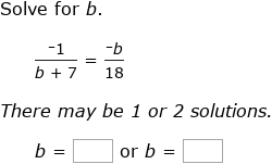 IXL | Solve rational equations | Grade 10 math