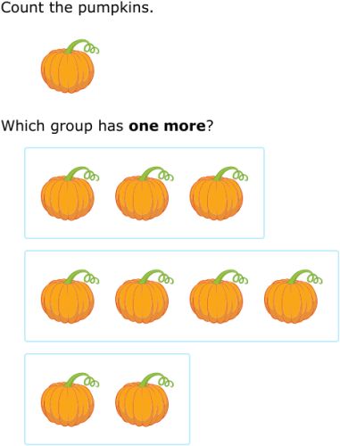 IXL | One more - up to 5 | Kindergarten math