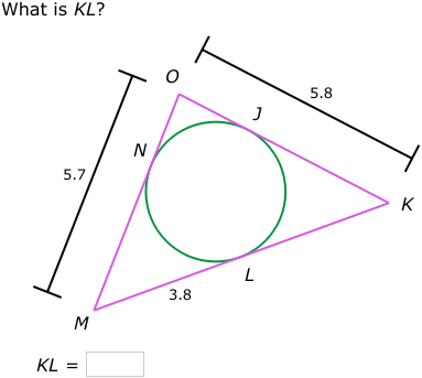 IXL | Perimeter of polygons with an inscribed circle | Grade 9 math