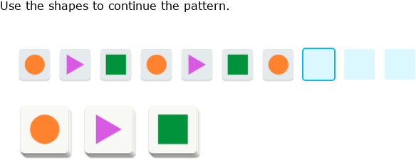 IXL | Complete a repeating pattern | Grade 4 math