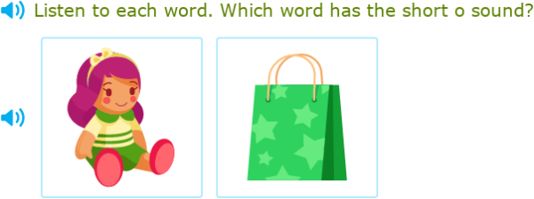 IXL | Find the short o word | Kindergarten English language arts