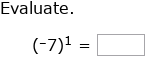 IXL | Powers with negative bases | Grade 8 math