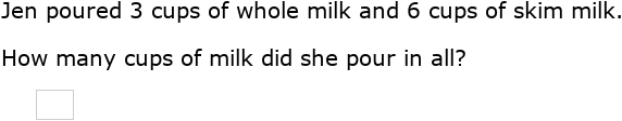 IXL | "Put together" word problems with total unknown - sums up to 10 ...