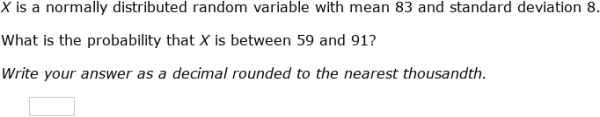 IXL | Find probabilities using the normal distribution | Grade 11 math