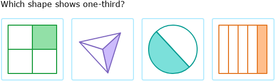 IXL | Identify halves, thirds and fourths | Grade 3 math