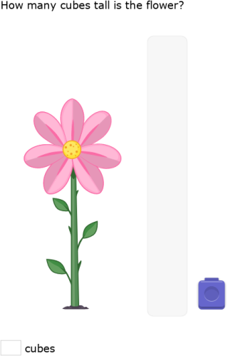 IXL | Measure height with cubes | Grade 1 math