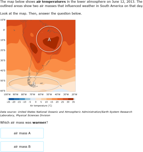 IXL | Identify and compare air masses | Grade 6 science