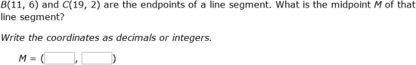 IXL | Midpoints | Grade 10 math